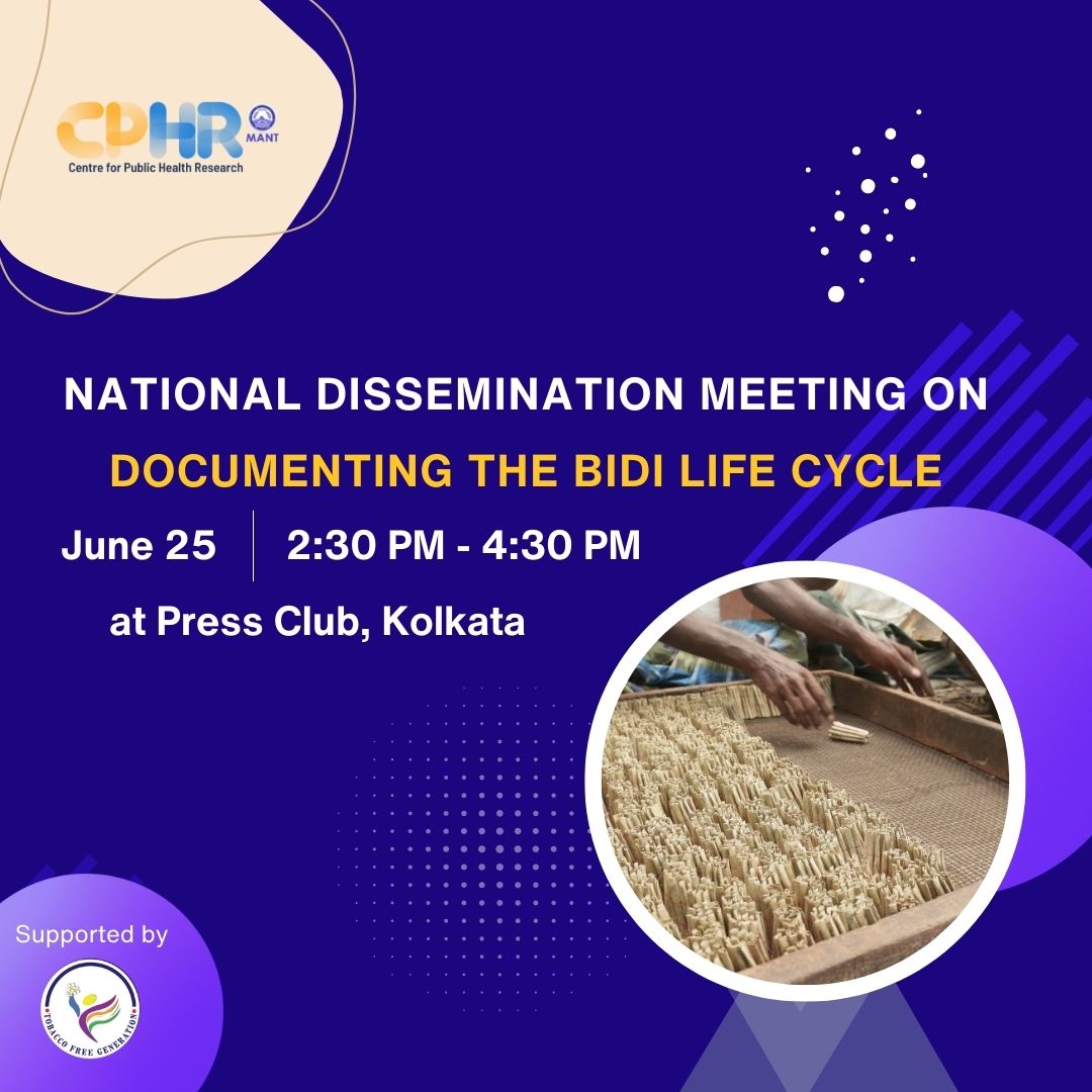National Dissemination Meeting on Documenting the Bidi Life Cycle ...